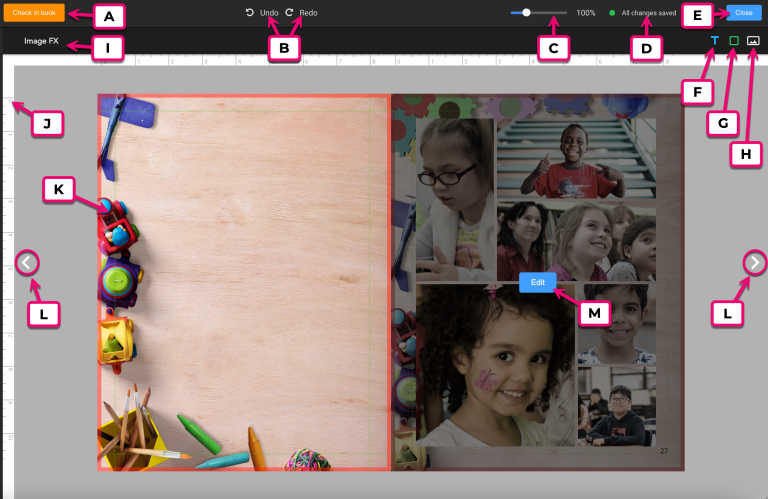 Page Editor Overview – Studio Source Yearbooks Support